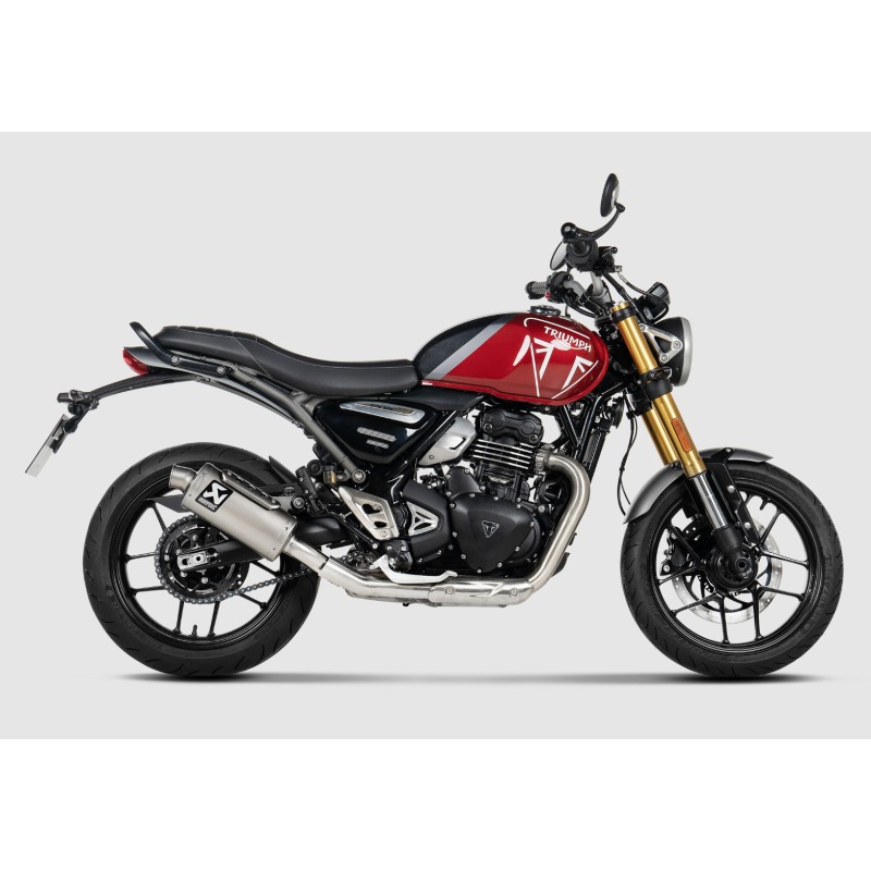 Akrapovic S-T4SO1-HDT Scarico Titanio Triumph Scrambler e Speed 400