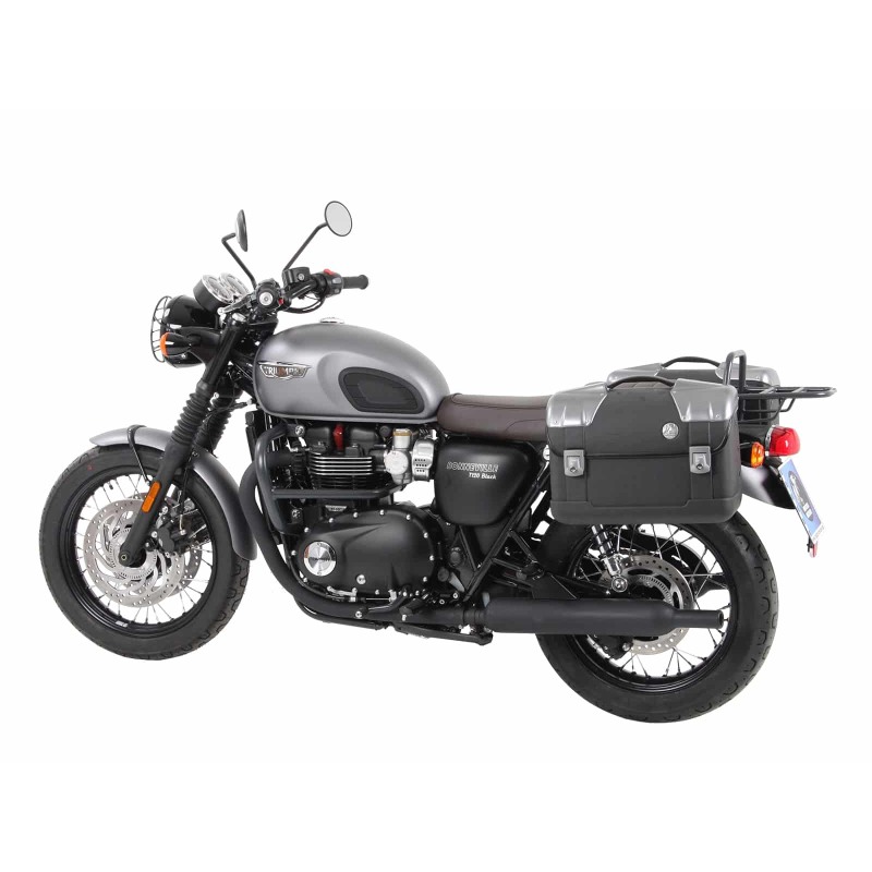 Hepco Becker portaborse cromato C-Bow per Triumph Speed Twin 900
