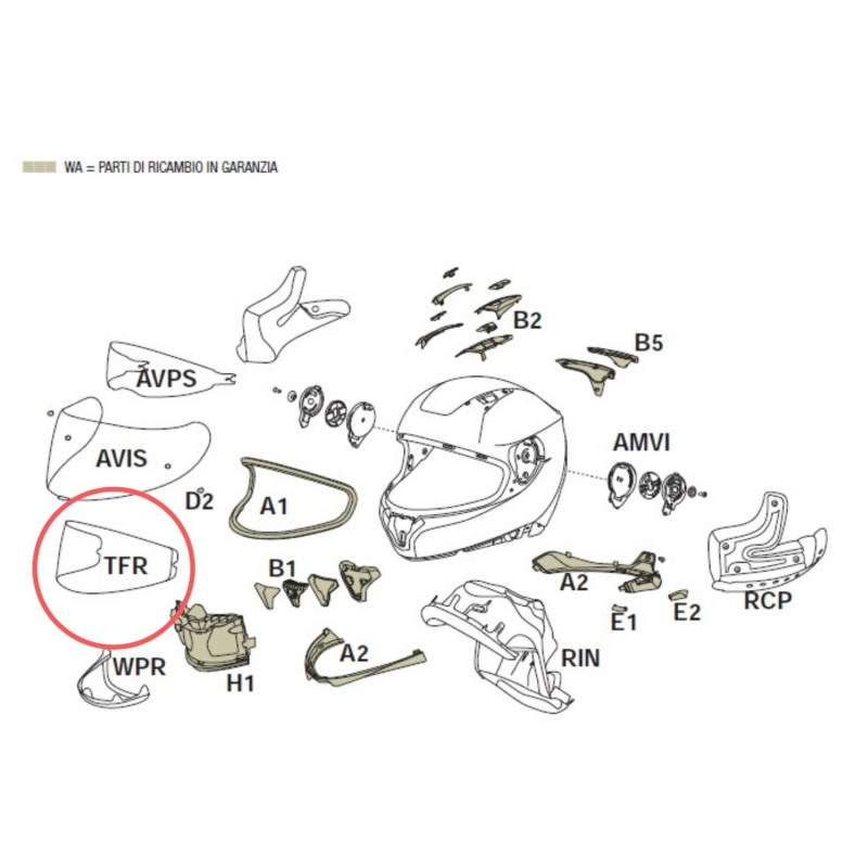 Visiera Antiappannamento Pinlock Casco Nolan N80.8 / N60.6 / N87 e N87 ...