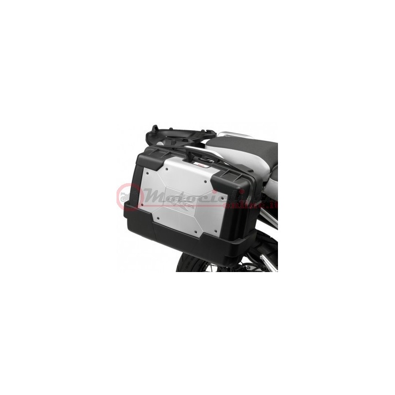 Valigia laterale Kappa Garda KRG33 colore nero e grigio