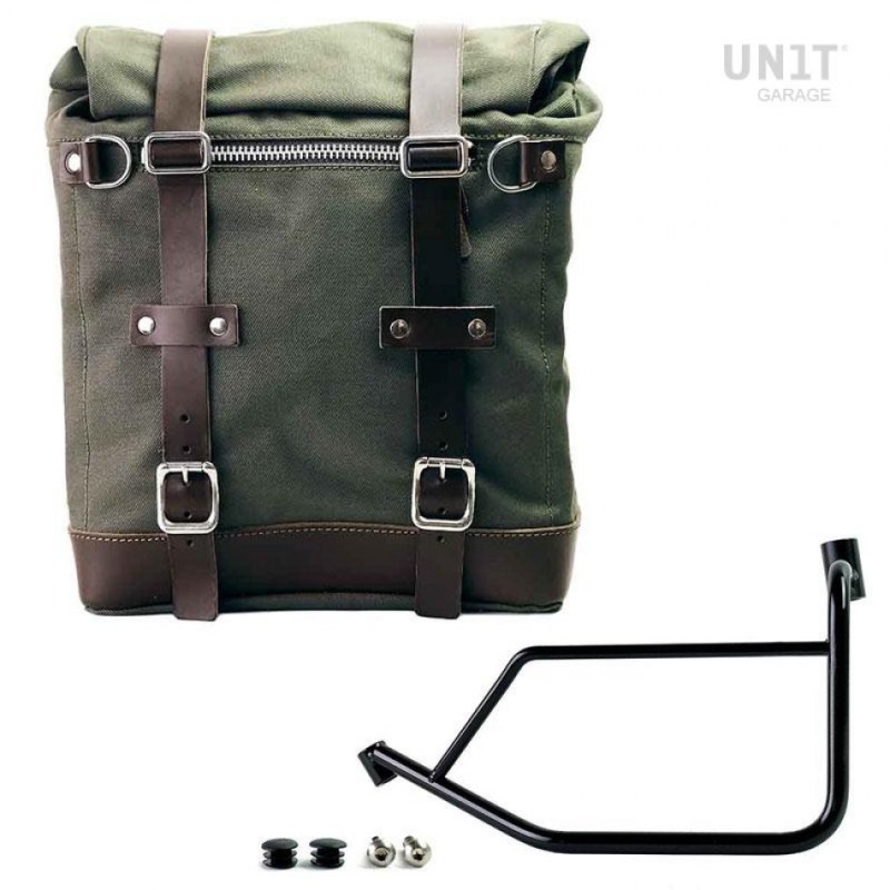 Telaio sinistro con borsa Scram Unit Garage U201+3900SX Ducati DesertX 2022