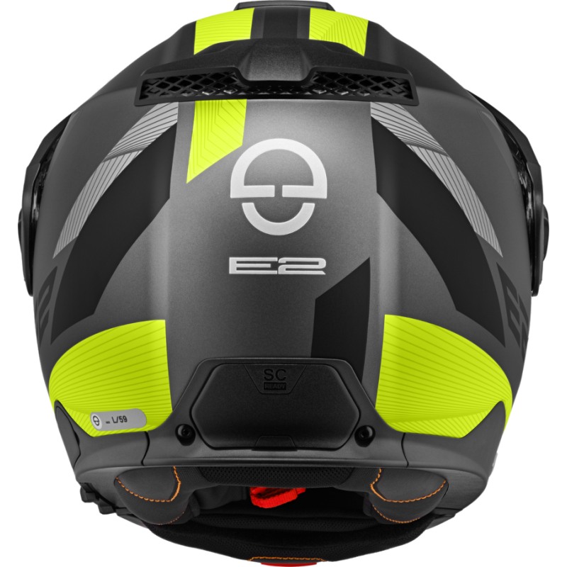 Casco modulare Schuberth E2 con Frontino Defender Yellow