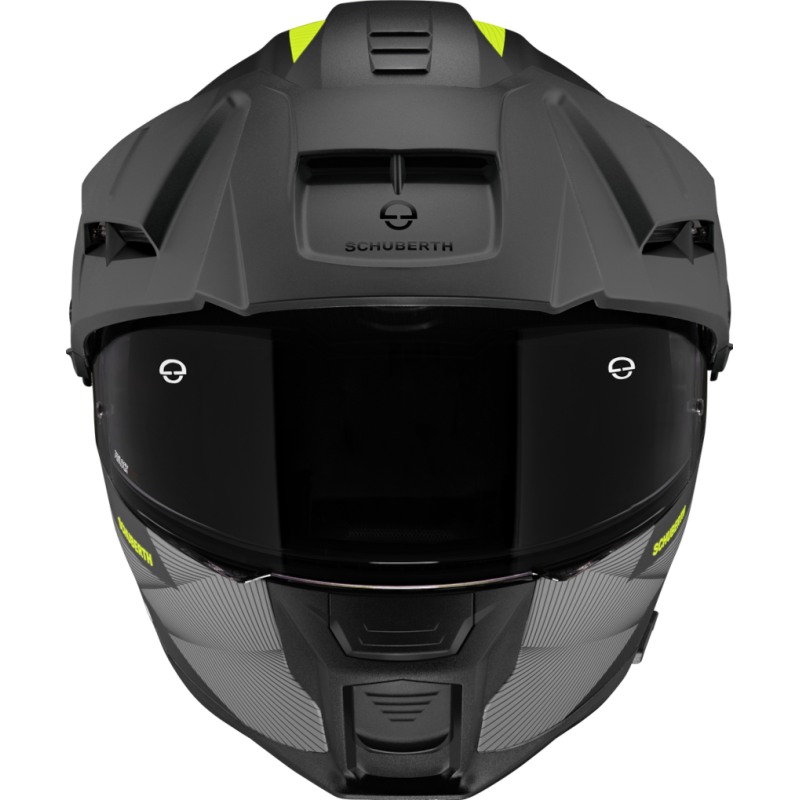 Casco modulare Schuberth E2 con Frontino Defender Yellow