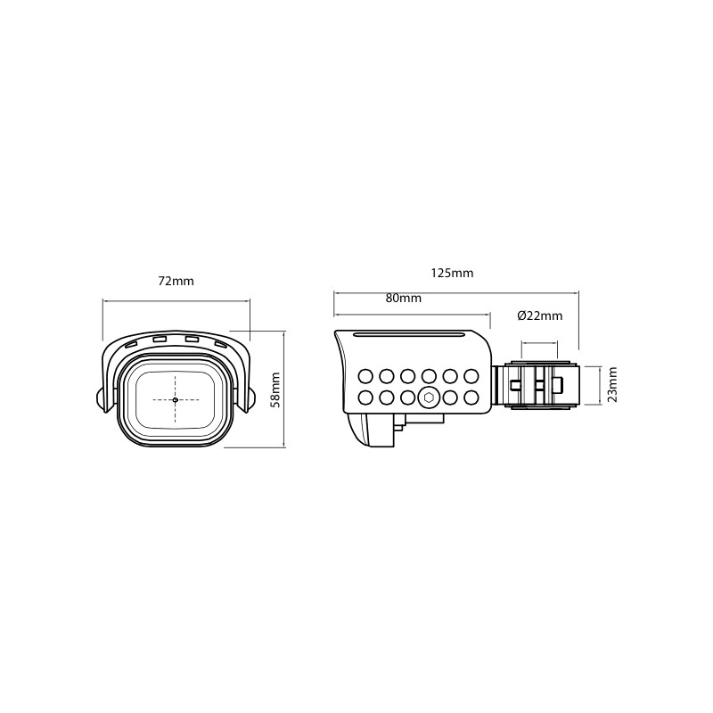 Faretti fendinebbia led HepcoBecker 7319539 00 01 Honda Transalp XL750